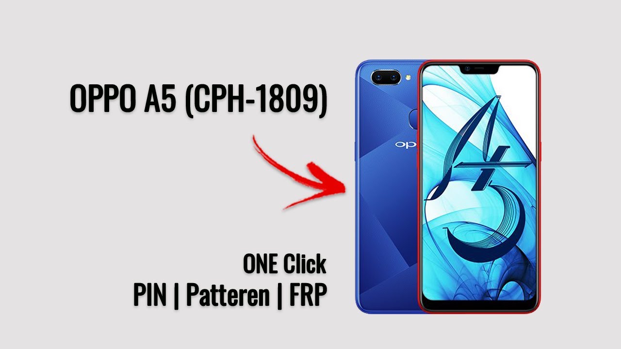 Oppo A5 CPH1809 PASSCODE Remove with UMT | ONE Click | Without Open ...