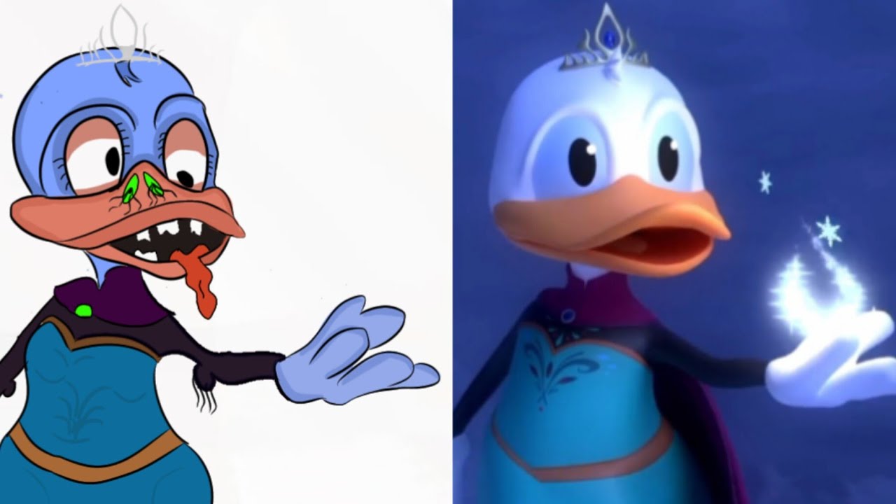 Let It Go But It's Donald Duck Drawing Meme| - YouTube