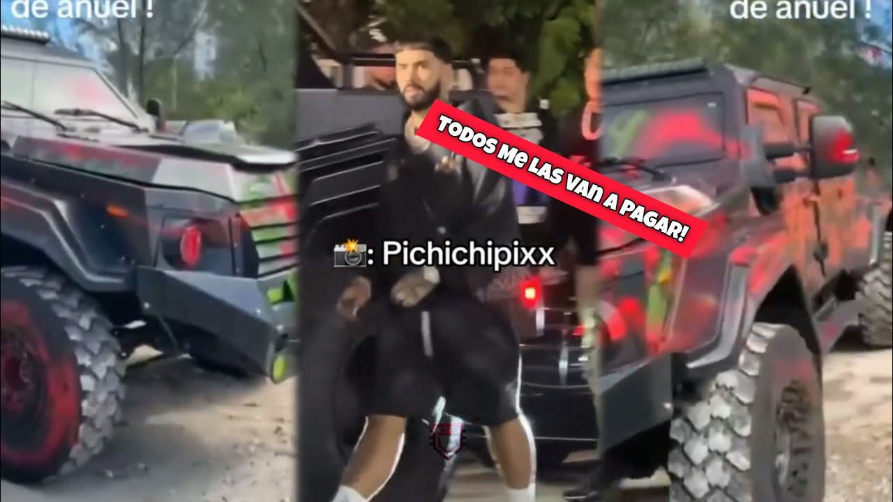 Le Pintan El Tanque Blindado de Anuel AA Sus Enemigos En Miami - YouTube