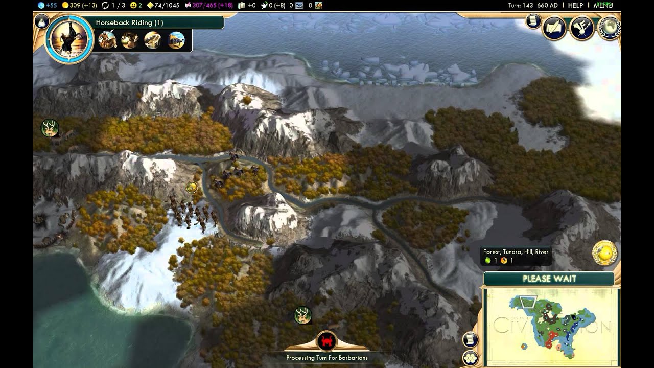 LETS PLAY - Civilization 5 - America True Start Location - Part 8 - YouTube