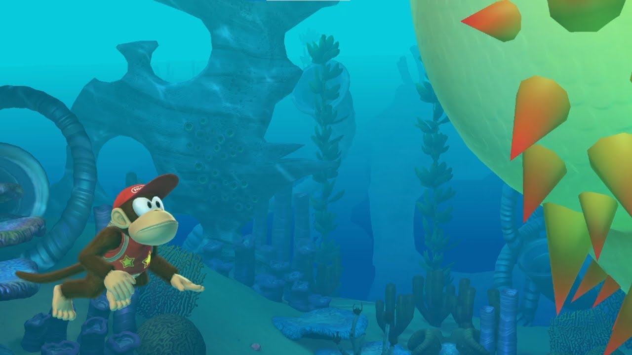 Fugu Face-Off Hard Mode - Donkey Kong Country Tropical Freeze (HD ...