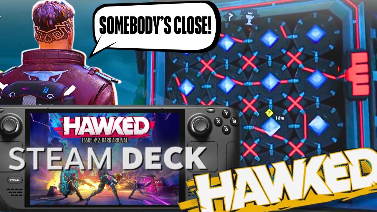 Hawked Gameplay on Steam Deck | Close Calls on X-Isle (No Commentary) - YouTube