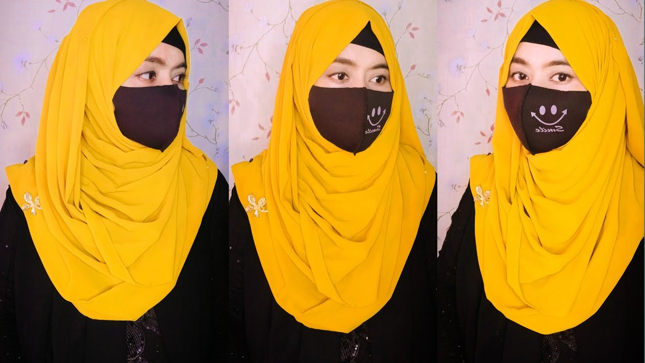 Quick Hijab Tutorial With Scarf | Daily Hijab Styles | Simple And Easy ...