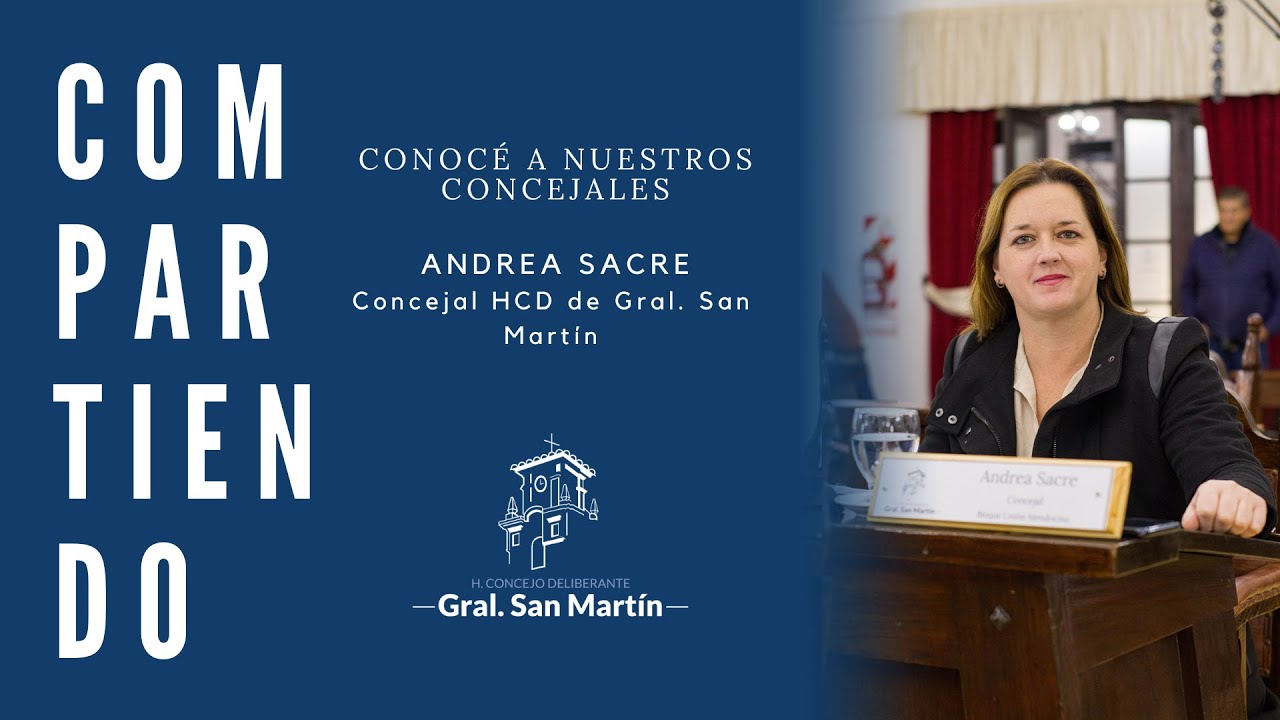 🔹COMPARTIENDO CON ANDREA SACRE / CONCEJAL DEL HCD DE GRAL SAN MARTÍN🔹 ...