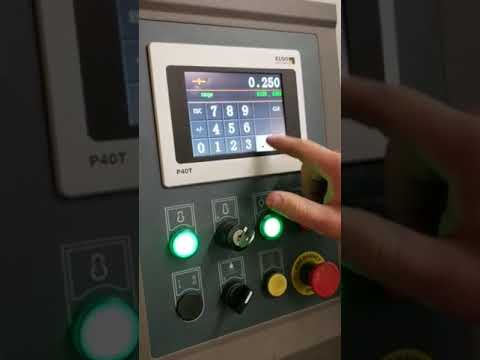 AccurlUSA MasterFab CNC Shear W/ Elgo P40T Control - YouTube