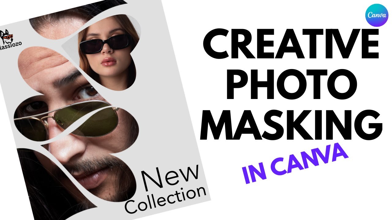 Creative Photo Masking Effect in Canva | Modern Cutout Poster Design ...