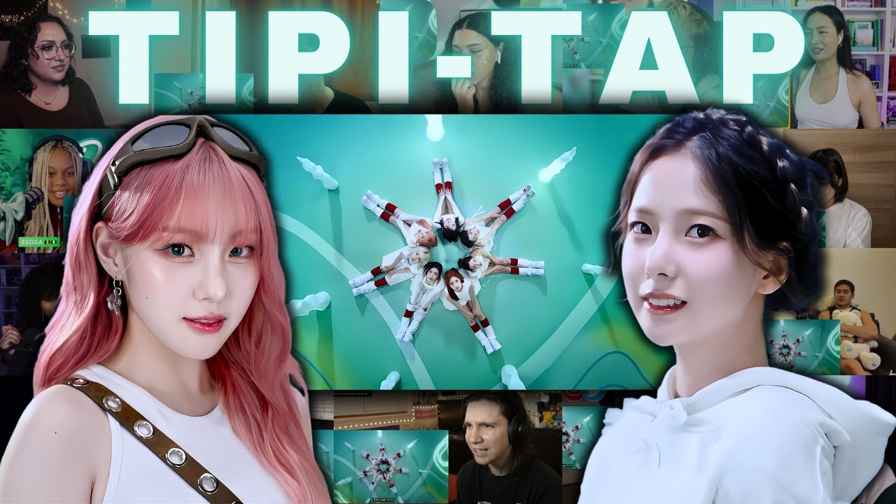 Kep1er 케플러 - 'TIPI-TAP' MV Reaction Mashup 4K - YouTube