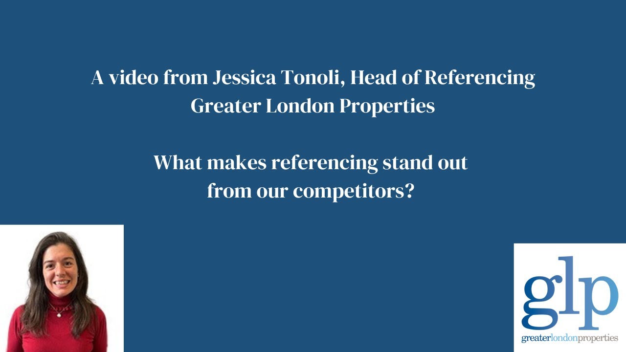 Jessica Tonoli, Head of Referencing at Greater London Properties ...