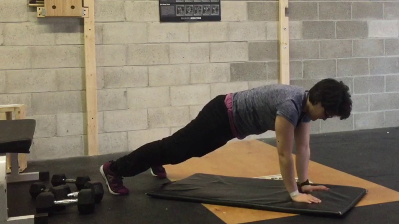 High Plank Alternating Shoulder Touches - YouTube