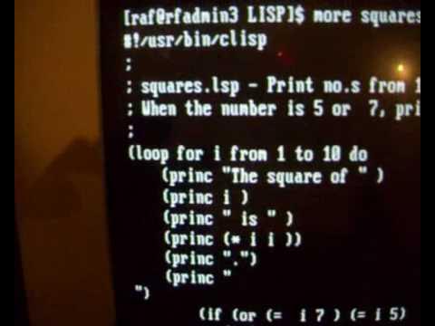 Common Lisp Program with loop and if statement - YouTube