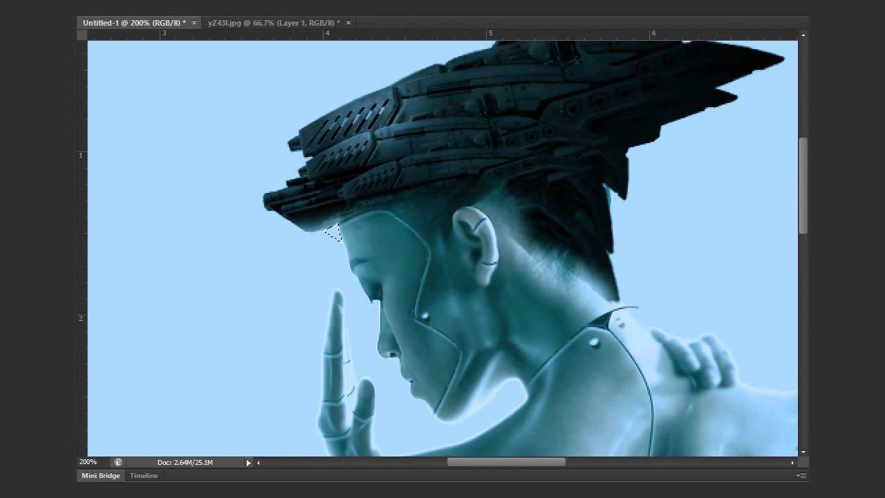 Invincible - Cyborg speed art - YouTube