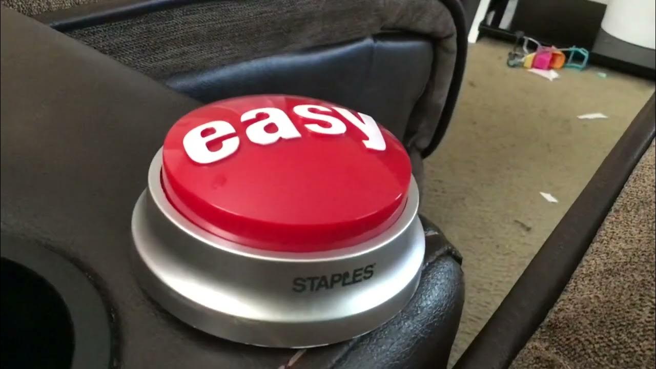 That Was Easy Button Staples - YouTube