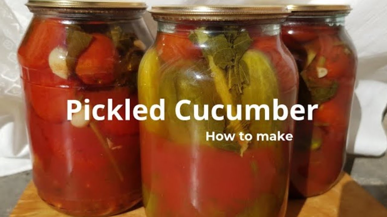 Pamidor sokida bodring tuzlash/pickling cucumbers in tomato juice_2023 ...