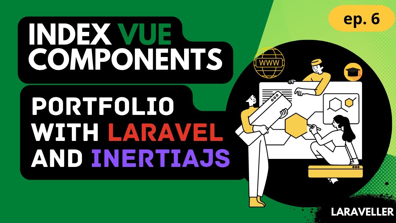6 Create and Render Index Vue Components | Portfolio Project with ...