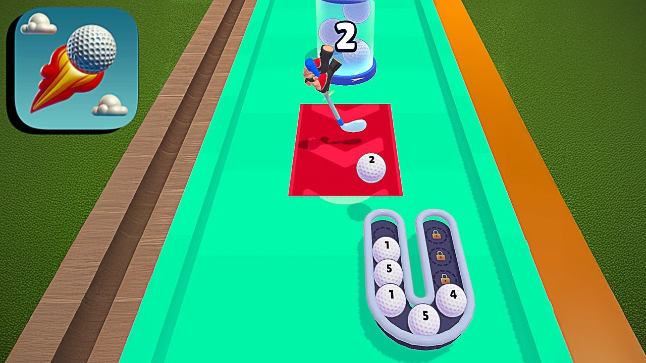 Golf Rush - All Levels Gameplay Android,ios (Part 6) - YouTube
