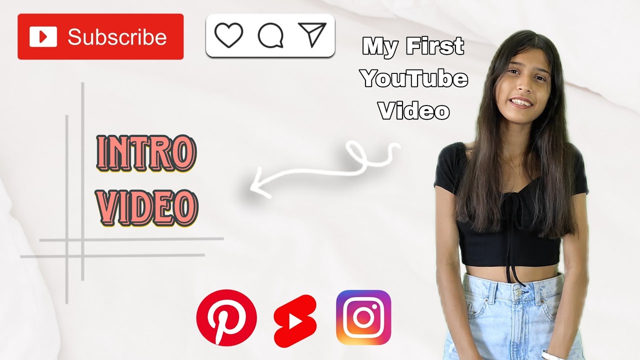 *INTRODUCTION* MY FIRST YOUTUBE VIDEO| Intro Video| Channel Intro ...