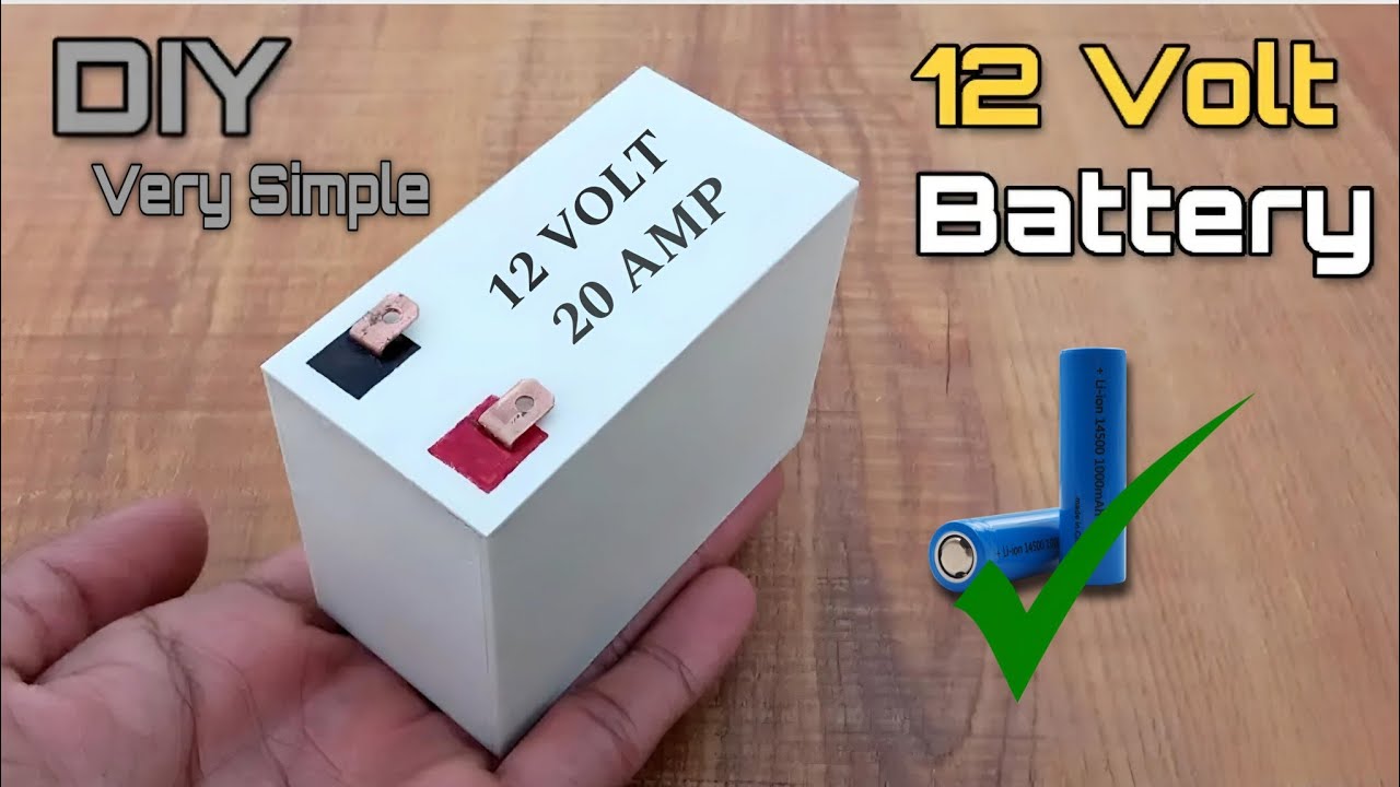 how to make 12 volt Li-ion battery at home/ Homemade lithium ion 12 ...