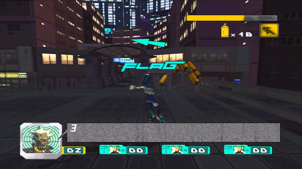 JSRF Story Fragment #13 - Rhyth Vs Rapid 99 (Flag Battle) - YouTube