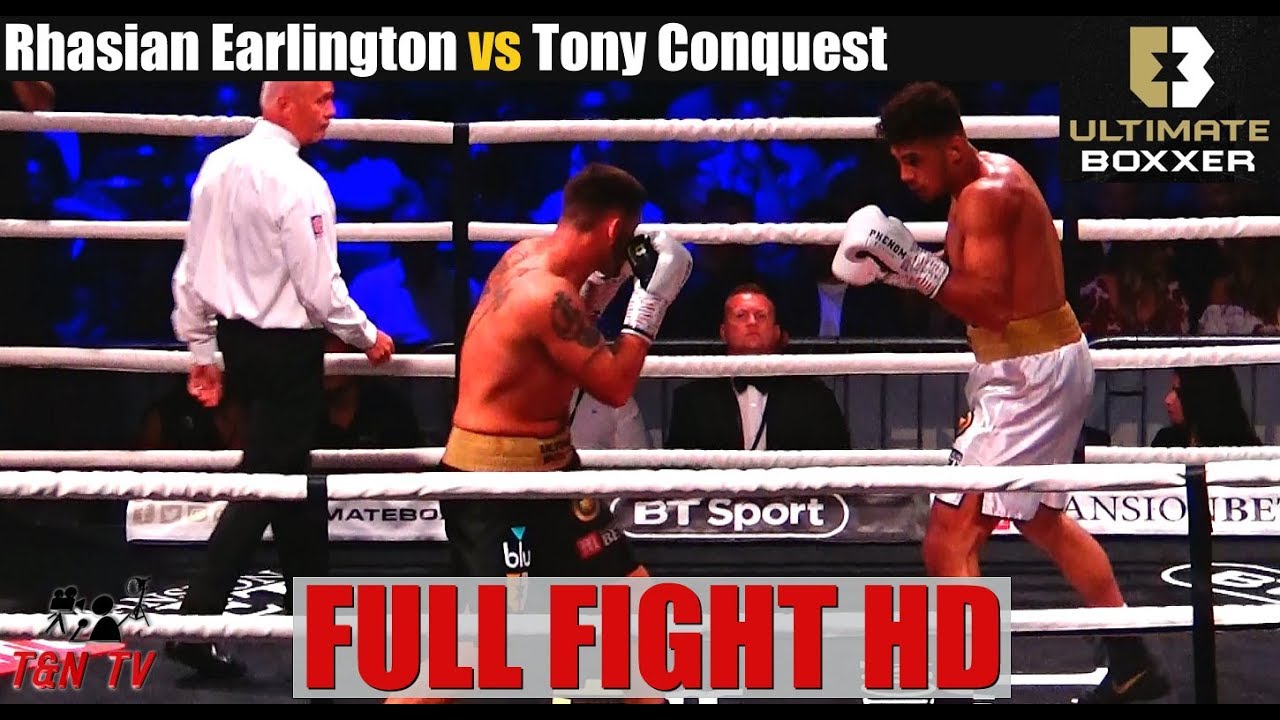 Rhasian Earlington VS Tony Conquest | FULL FIGHT HD (Ultimate Boxxer ...