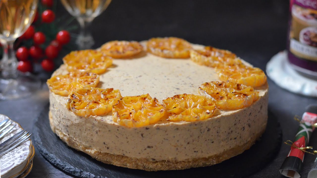 Christmas Pudding Cheesecake No Bake - YouTube