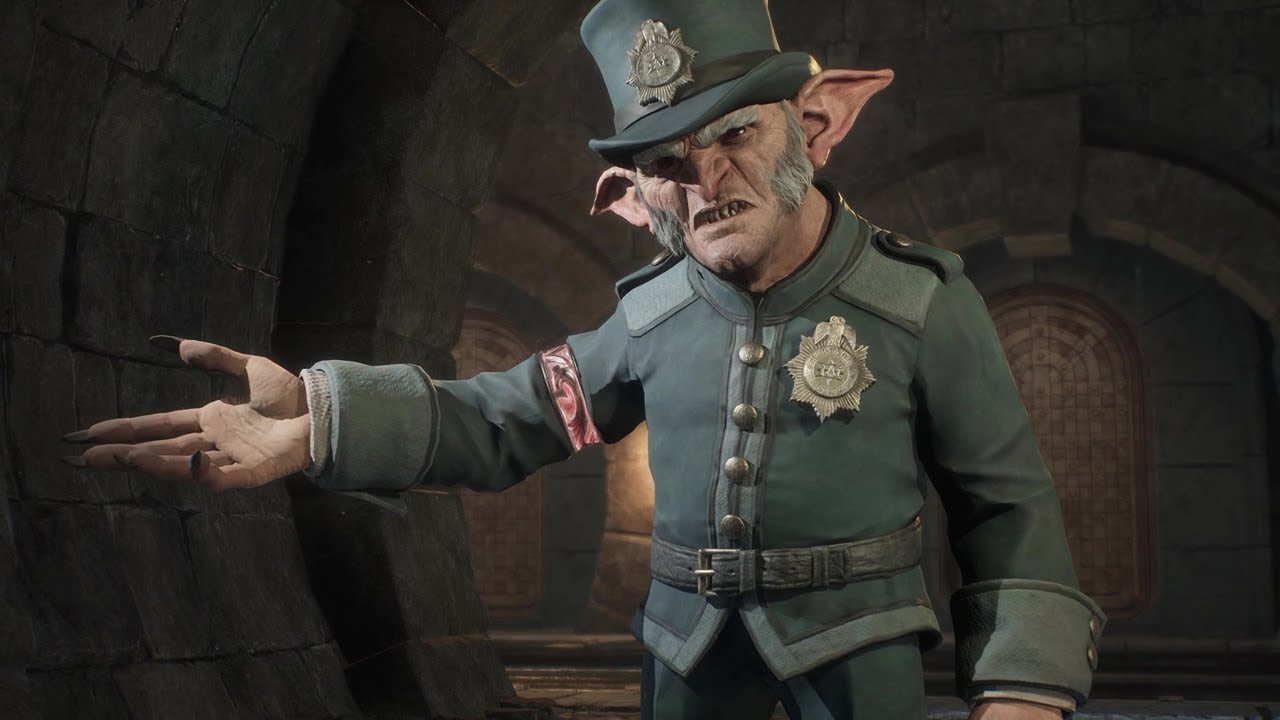 Rynald Weedley goes through the back entrance of Gringotts Wizarding ...