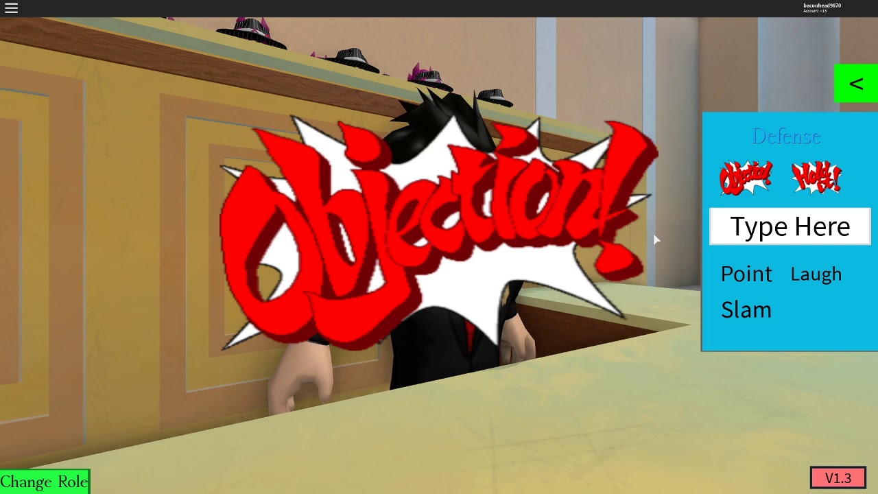 Ace Attorney in roblox... - YouTube