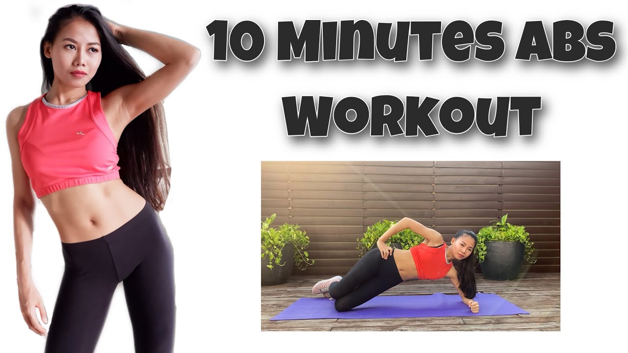 10 MIN ABS WORKOUT / WORKOUT ROUTINE/2 Weeks Challenge - YouTube