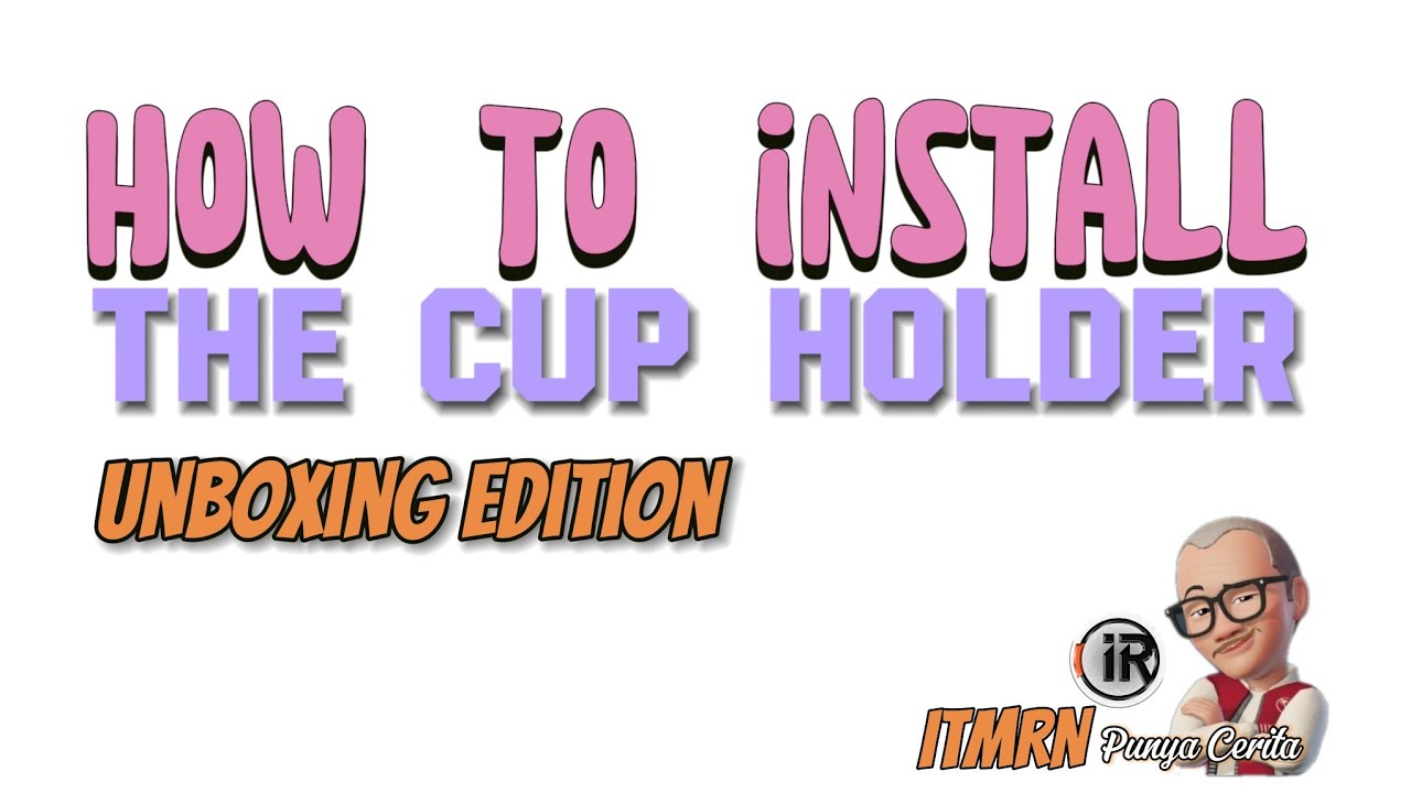 How to install the cup holder - YouTube
