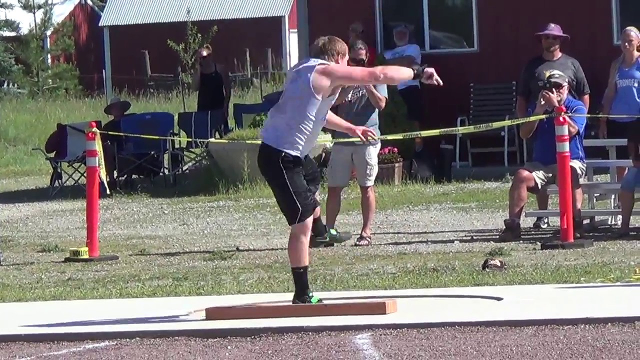 Jordan Geist throws PR 74-4.5 shot put to win Iron Wood Throws Classic ...