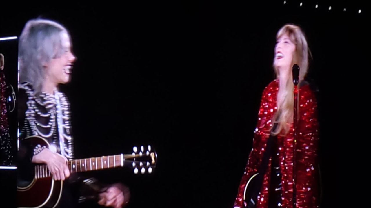 Taylor Swift & Phoebe Bridgers perform Nothing New at Nashville Eras ...