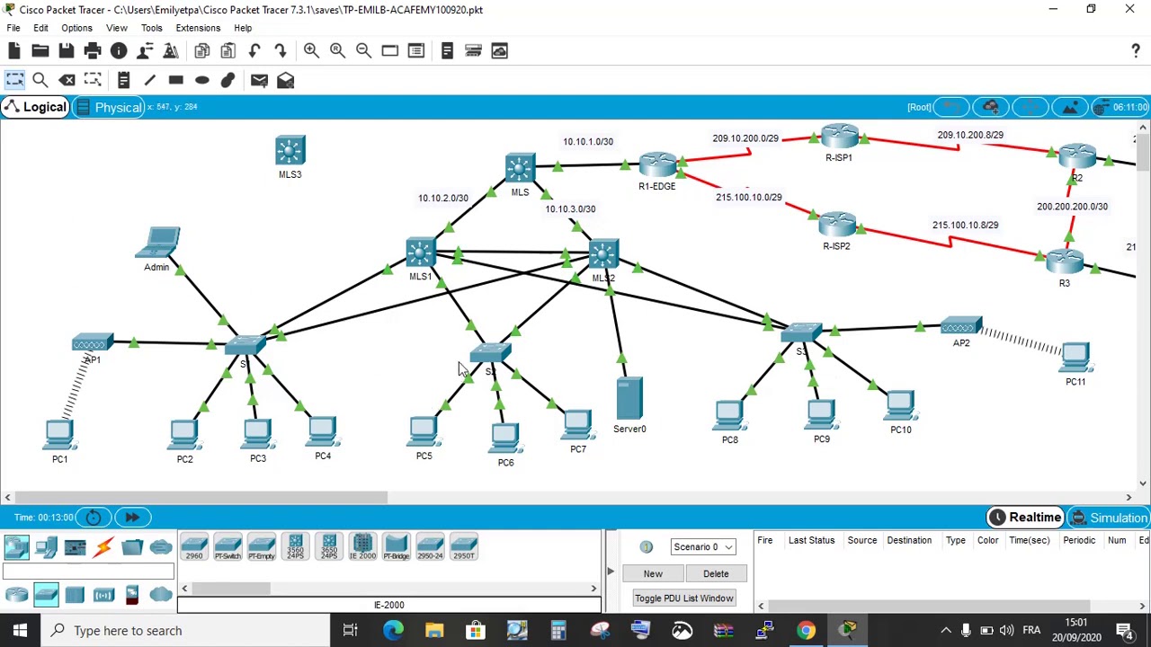 Network presesntation Access Distribution core - YouTube