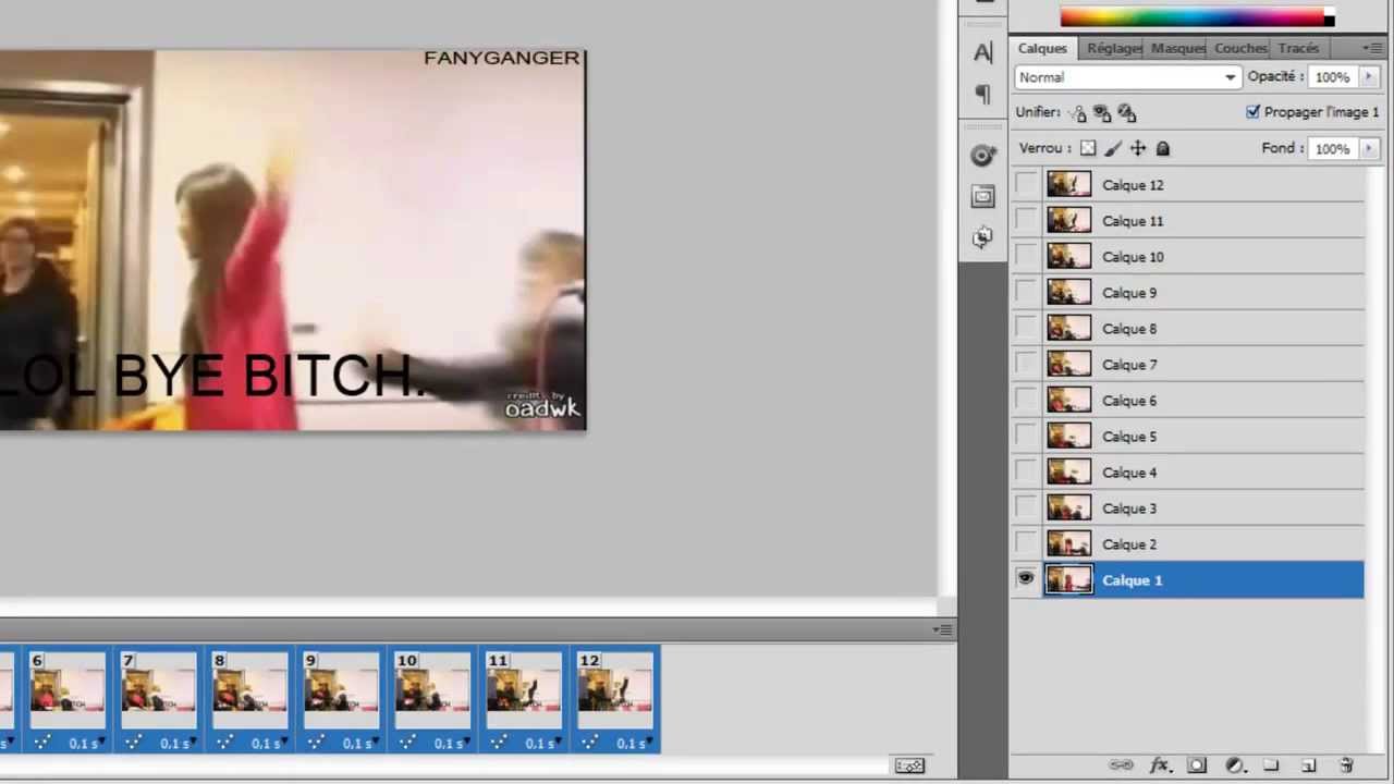How To Merge Two Gifs With Photoshop cs5 - YouTube