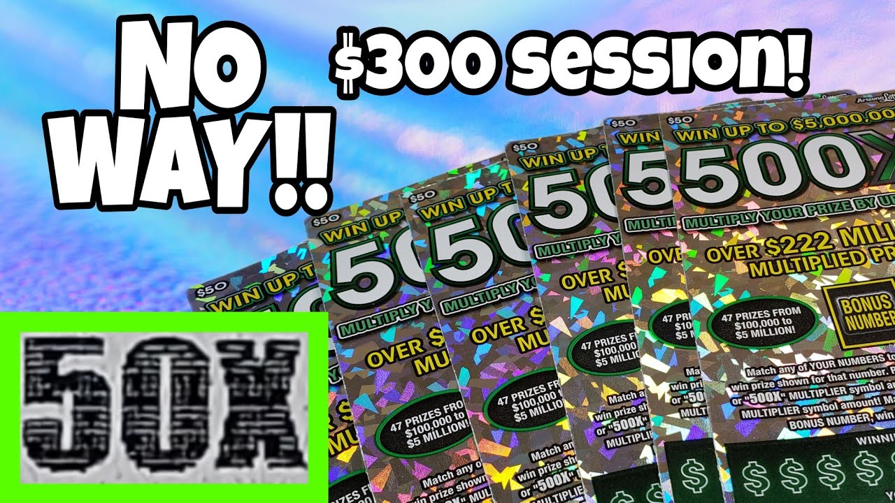 HUGE SESSION🤑 6X $50 500X - ARIZONA LOTTERY SCRATCHERS - YouTube
