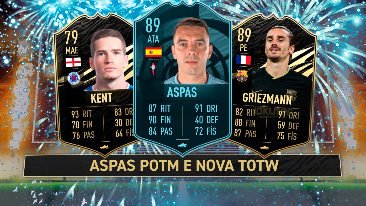 O KENT VOLTOU!! NOVA TOTW E IAGO ASPAS POTM DA LA LIGA! FIFA 21 ...