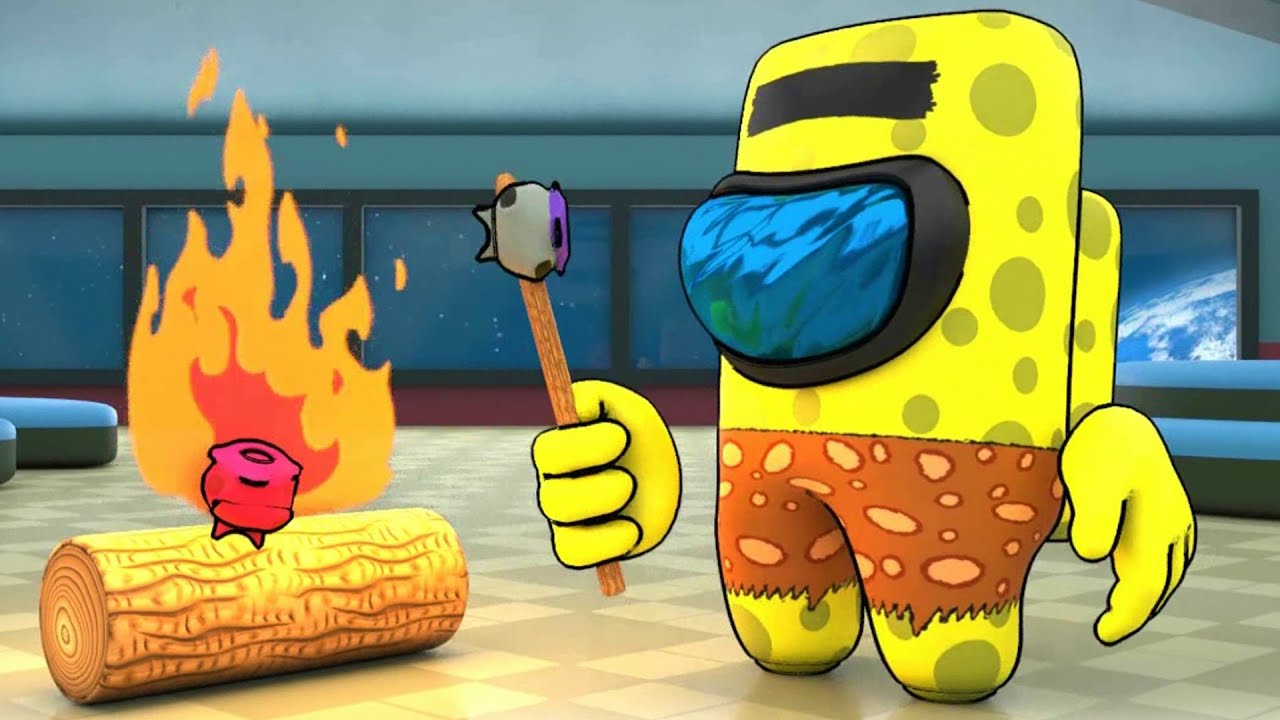 Sponge-Gar and Pat-tar in Among Us | FULL Animation (part 2) - YouTube