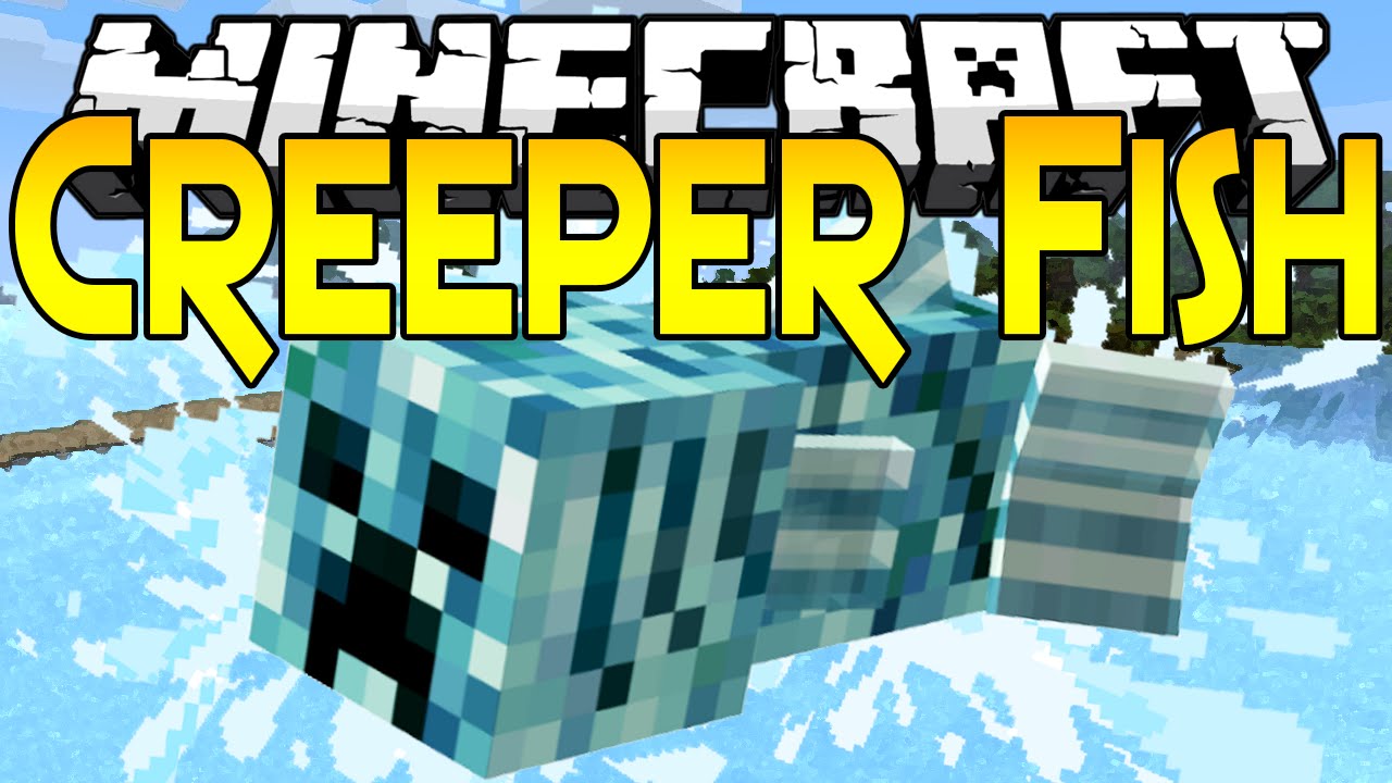 Minecraft Mods - CREEPER FISH MOD - YouTube