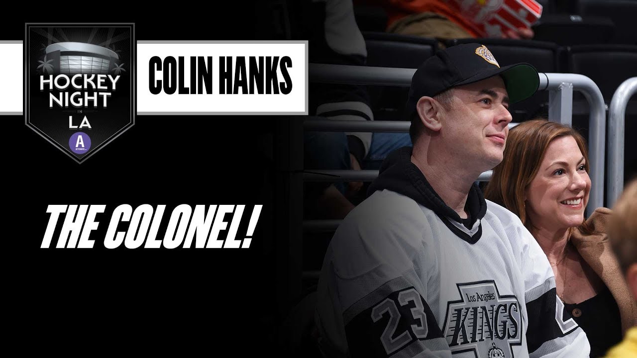 Colin Hanks Announces his Favorite LA Kings Nickname - YouTube