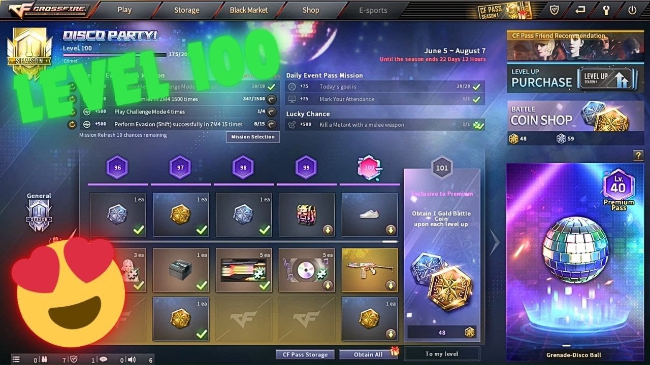 I reach level 100 CF pass 🔥 - YouTube
