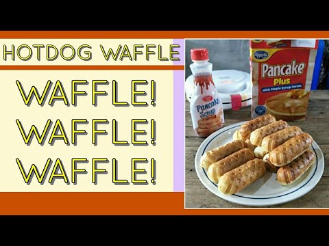 HOW TO MAKE HOTDOG WAFFLE - YouTube