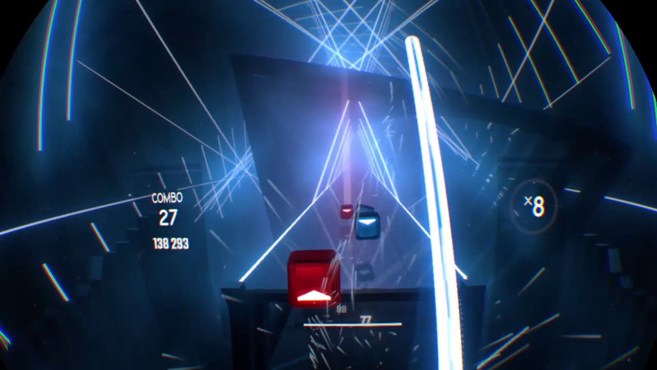 Beat Saber First attempt fail from hard, switched to medium) PS4 VR ...
