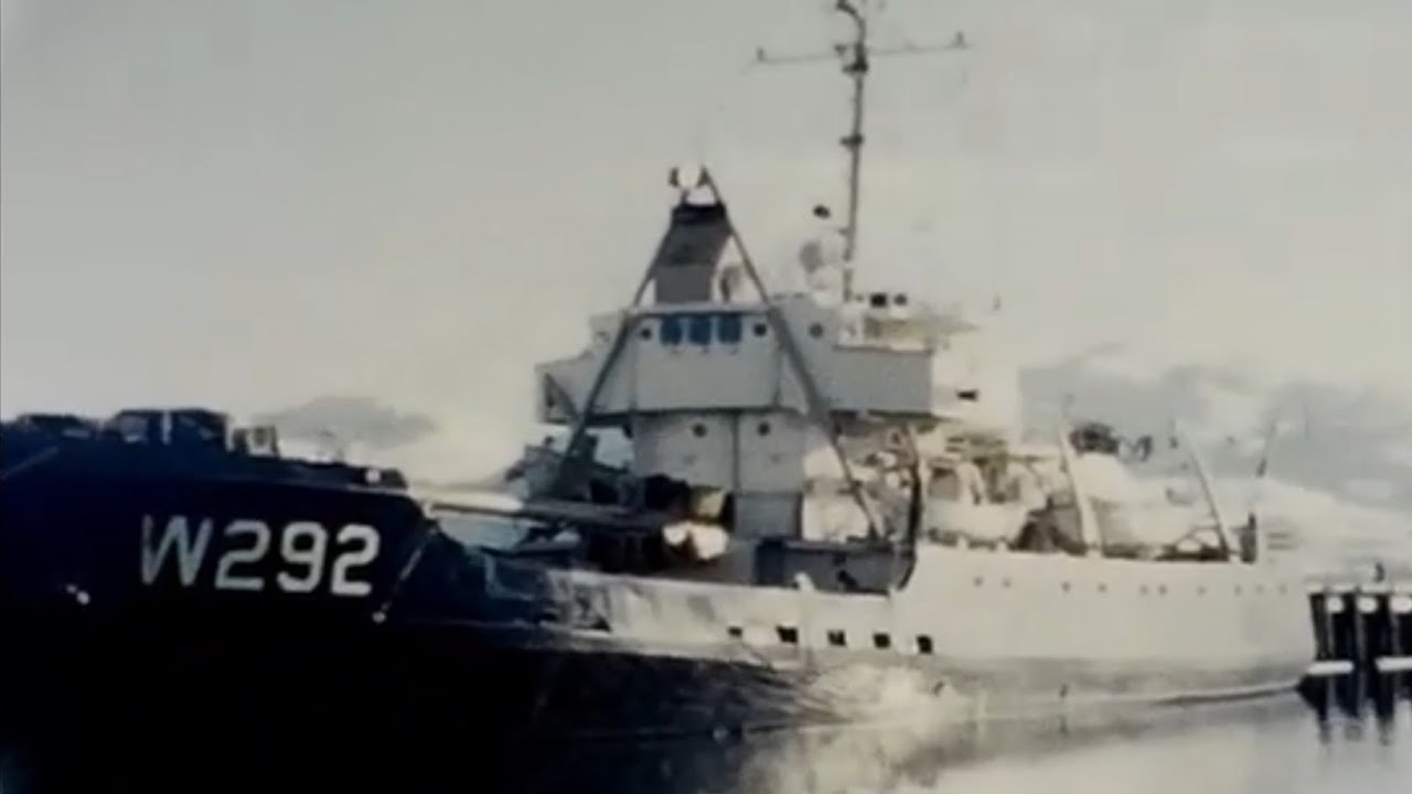 USCGC CLOVER W-292 WLB-292 In Adak Alaska 1963 & USS Kodiak LSM-161 ...
