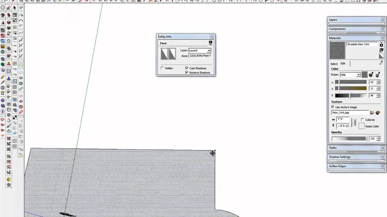 Hardscape Borders using Sketchup+ Tools on Surface+ BZ Convert - Pt. 1 ...