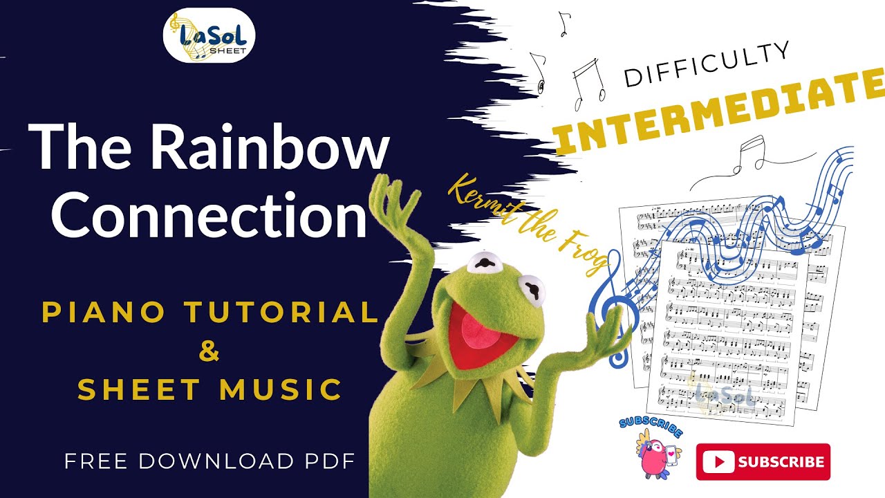 THE RAINBOW CONNECTION | PIANO TUTORIAL & SHEET MUSIC (FREE ...