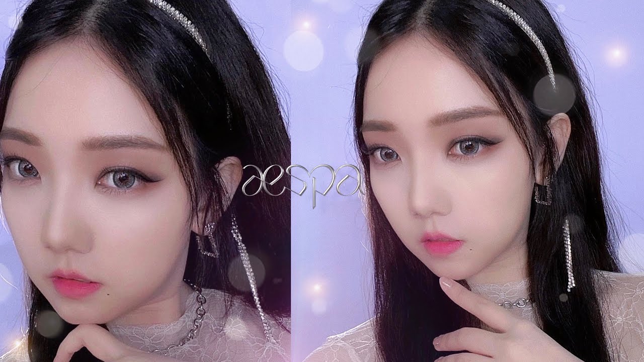AESPA 에스파 ‘Dreams Come True’ MV - KARINA makeup tutorial #karina 메이크업 ...