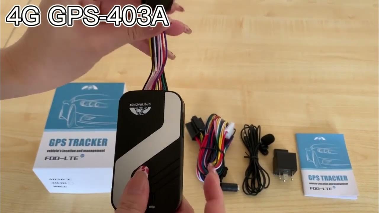 Coban 4G Vehicle GPS Tracker 403 - YouTube