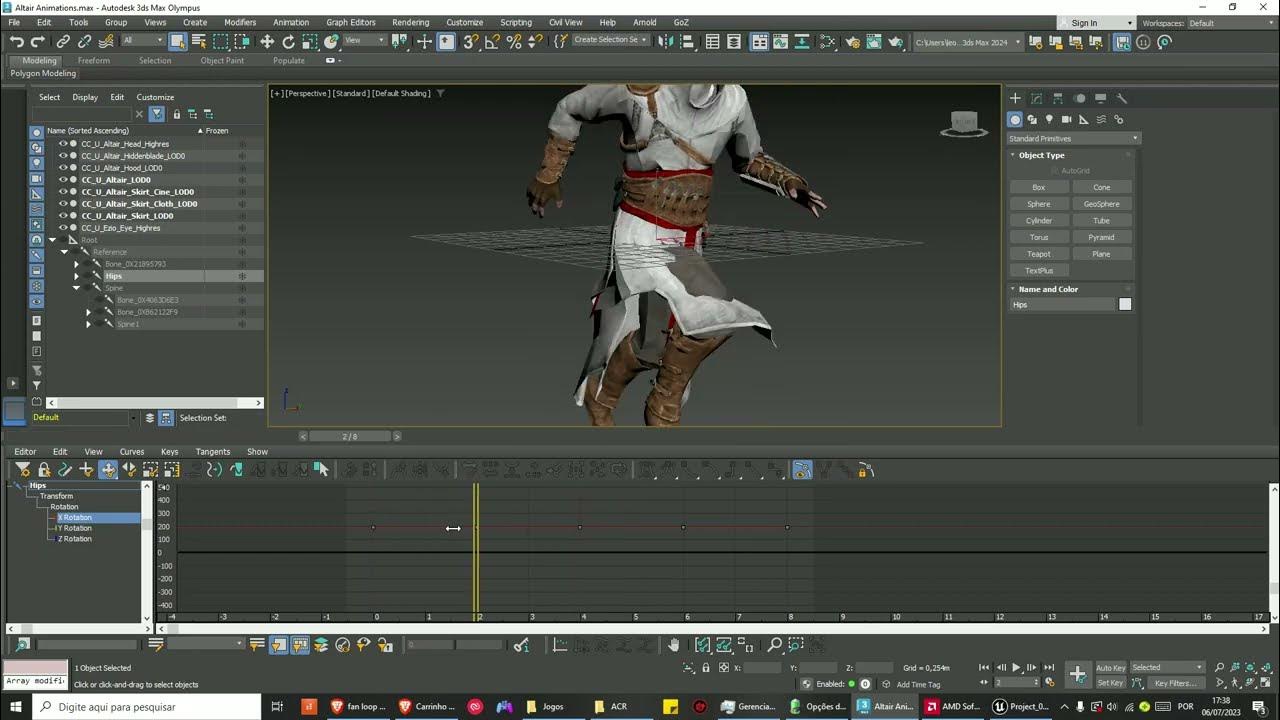 Assassins creed Project - Dev 03- Fixing animations - YouTube