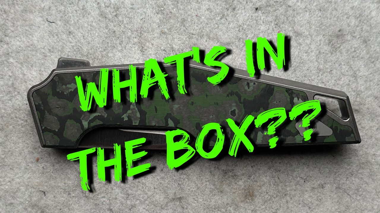 What’s in the Box??? (From WE Knife) - YouTube