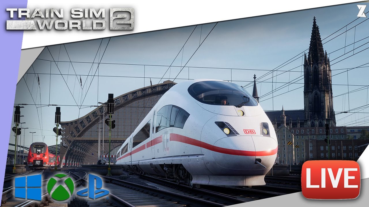 🚄 Train Sim World 2🚆 DÉCOUVERTE + DB ICE 3M [LIVE] - YouTube