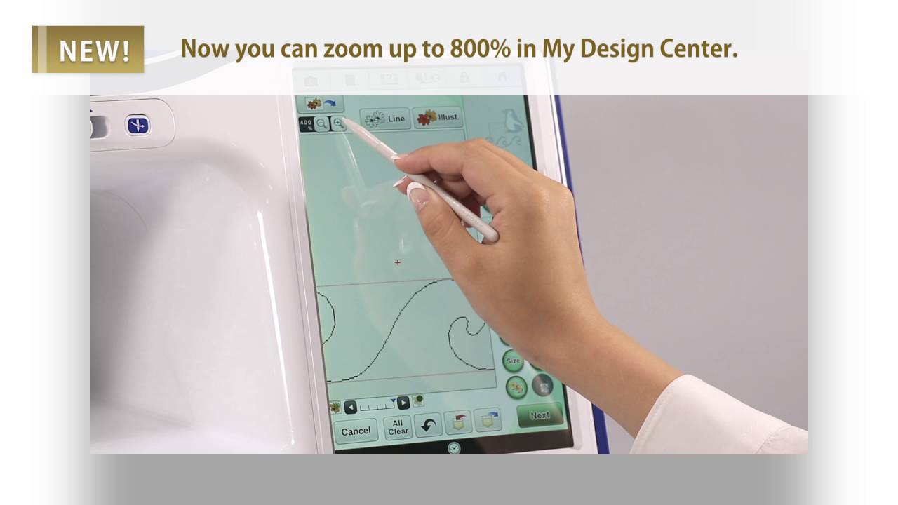 My Design Center: Using the scanning frame - YouTube