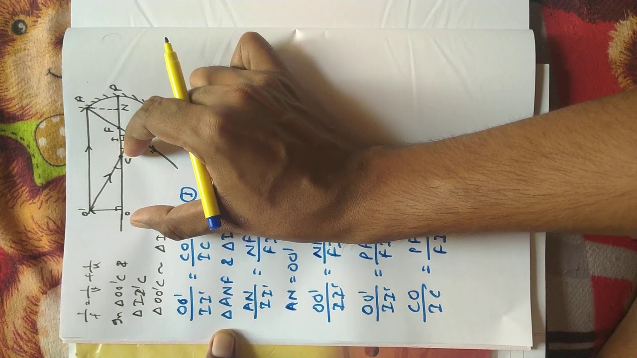 Mirror formula class 12 - YouTube